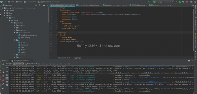 基于springboot+semantic-ui+mysql+thymeleaf开发小而美的个人博客网站-代码-最代码