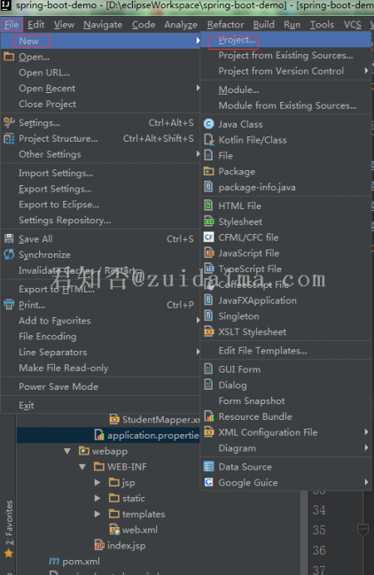Spring Boot学习入门篇 Idea开发简单的hello World实例 博客 最代码