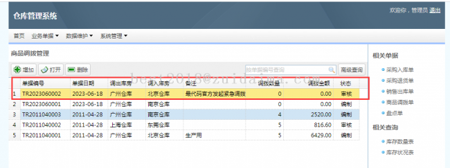 基于easyui的java仓库管理系统 代码 最代码