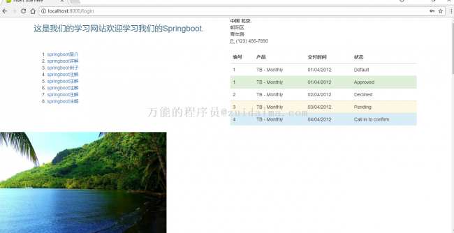 Springbootthymeleafbootstrap实现网站用户登陆以及注册校验的简单实例 代码 最代码