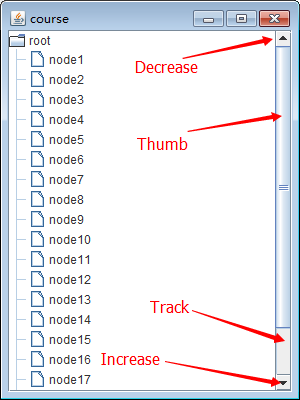 java Swing界面优化JscrollPane滚动条教程-代码-最代码