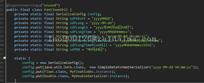 FastJson java工具类，解决Double、Float转换时没有小数问题-代码-最代码