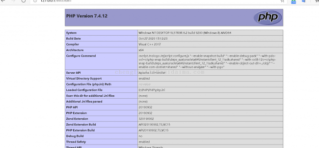 配置好的apche2.4+php7.4压缩包win10环境-博客-最代码