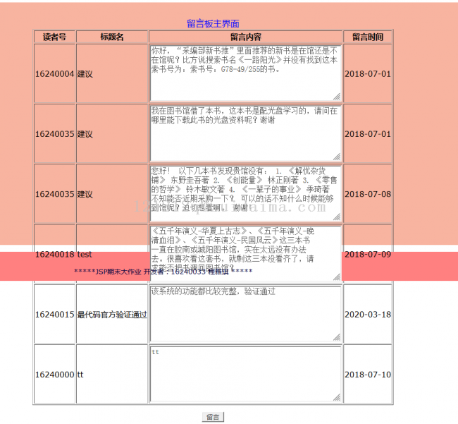 Jspservletmvc模式开发java Web图书管理系统 代码 最代码 6501