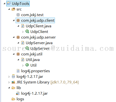 java网络编程实现udp数据发送与接收的简单实例-代码-最代码
