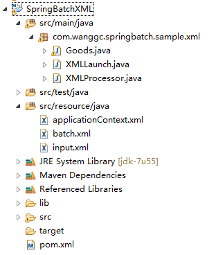 Spring Batch对XML文件的读写操作demo实例-代码-最代码