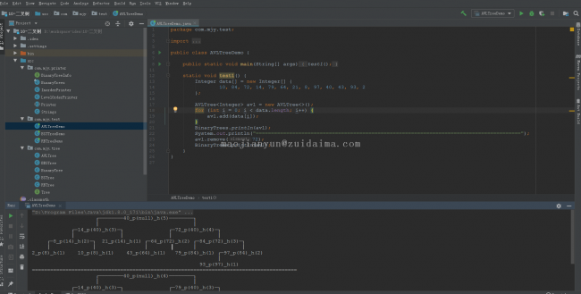 java数据结构之-搜索二叉树、AVL树、红黑树得实现、可以当作工具类直接使用-代码-最代码