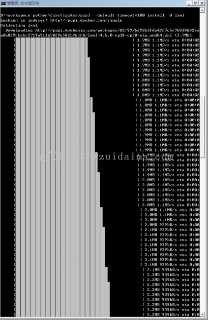 windows系统python环境pip install lxml安装超时的问题解决-博客-最代码