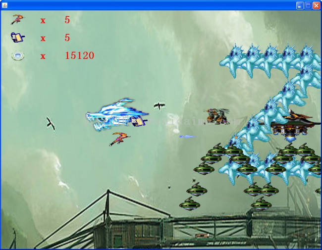 java swing开发GUI射击小游戏一枚-代码-最代码