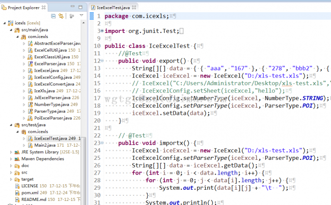java Excel导入导出工具类icexls实例(导入导出各只需两行代码)-代码-最代码