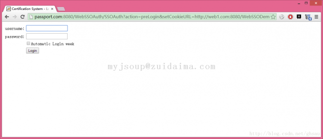 java Web开发完全跨域的SSO单点登录系统实例-代码-最代码