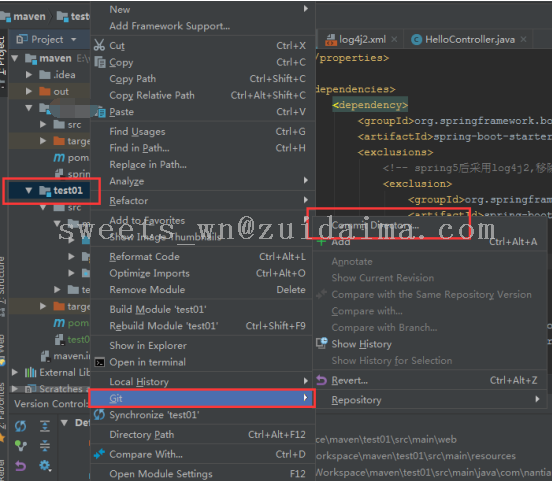 Intellij IDEA系列（四）__GIT的初步使用-博客-最代码